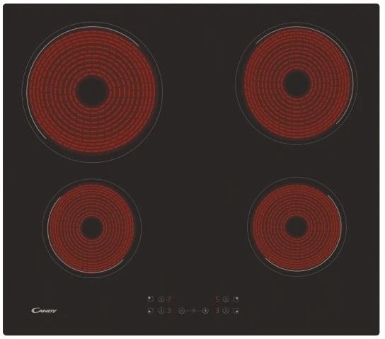 Candy CH64CCB/4U2 beépíthető kerámia főzőlap | Önálló kerámia főzőlapok ...