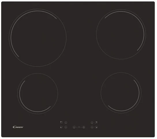 Candy CH64CCB/4U2 beépíthető kerámia főzőlap | Önálló kerámia főzőlapok ...
